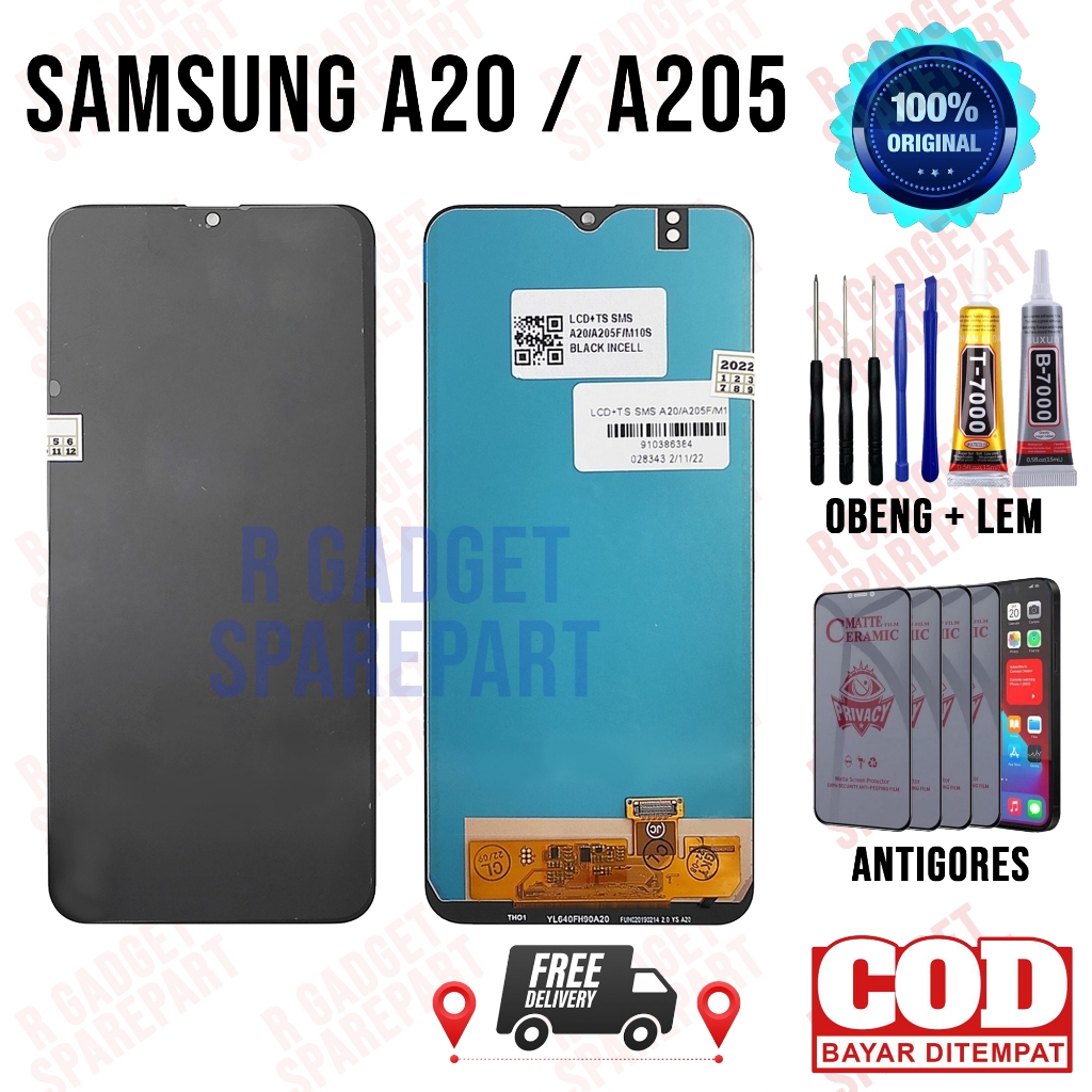 Jual Lcd Samsung A20 / A205 Original OEM Quality Lcd Touchscreen ...