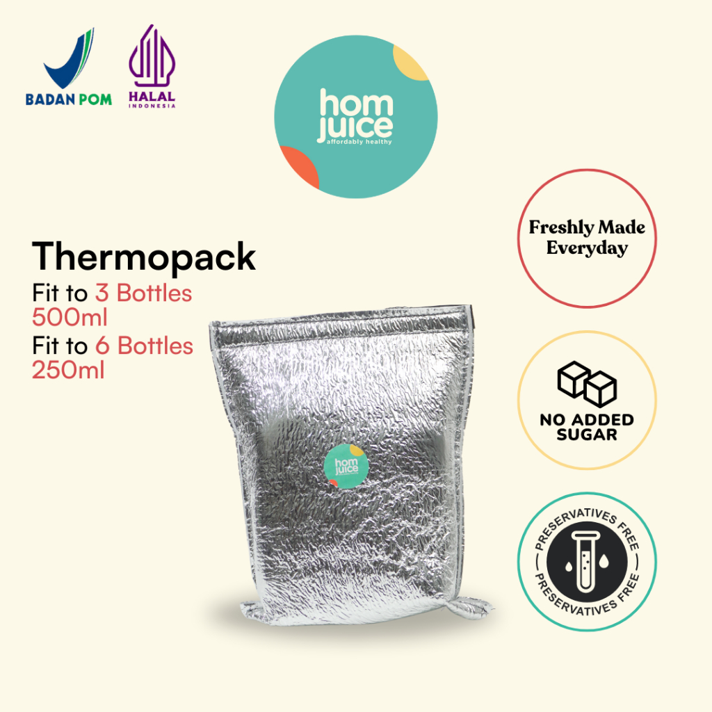 Jual Thermopack (Untuk Isi 3 Botol 500 ml atau 6 Botol 250ml) | Shopee ...