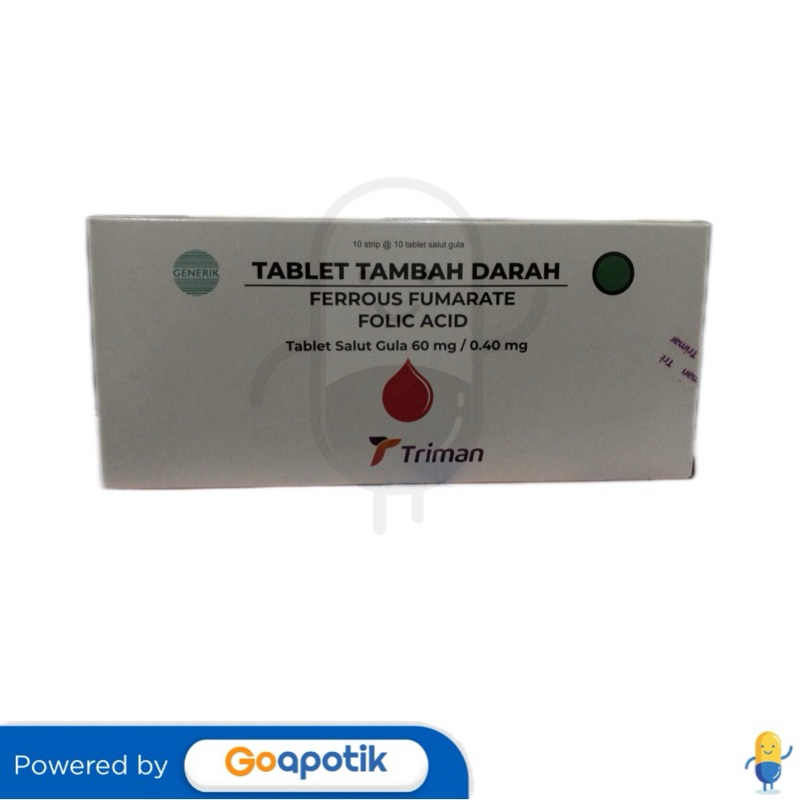 Jual TABLET TAMBAH DARAH TRIMAN BOX 100 TABLET | Shopee Indonesia