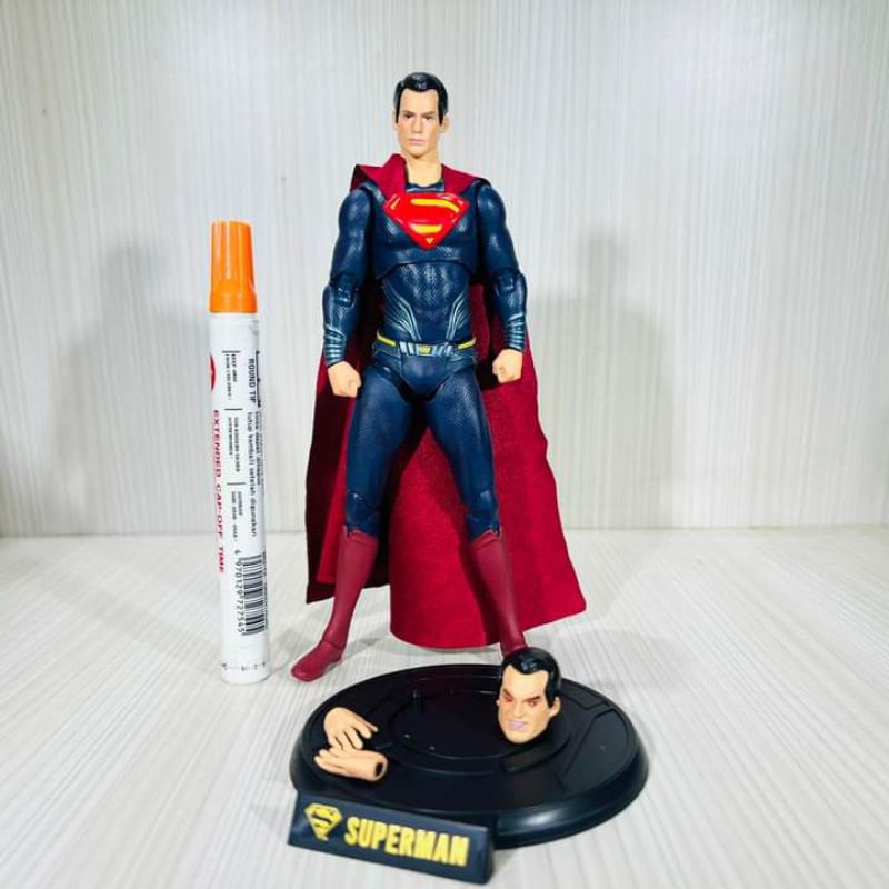Jual Mainan action figure superman dc comics justice league zack snyder ...