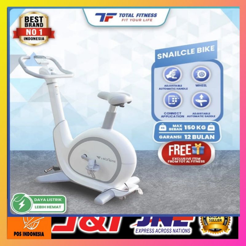 Jual smart bike-snailcle bike-total fitness(original)spinning bike ...