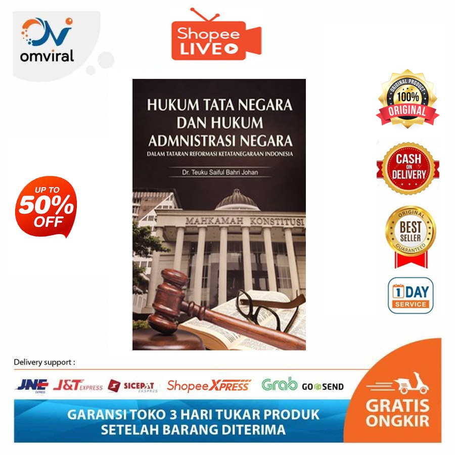 Jual Buku Hukum Tata Negara dan Hukum Admnistrasi Negara dalam Tataran Reformasi Ketatanegaraan ...