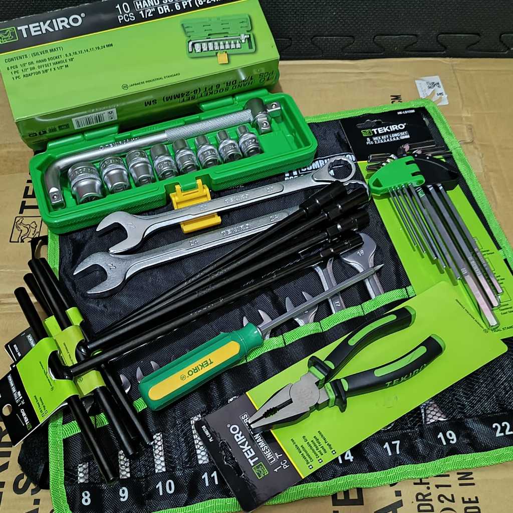 Jual PAKET LENGKAP kunci bengkel tekiro full set tekiro / Alat Bengkel ...