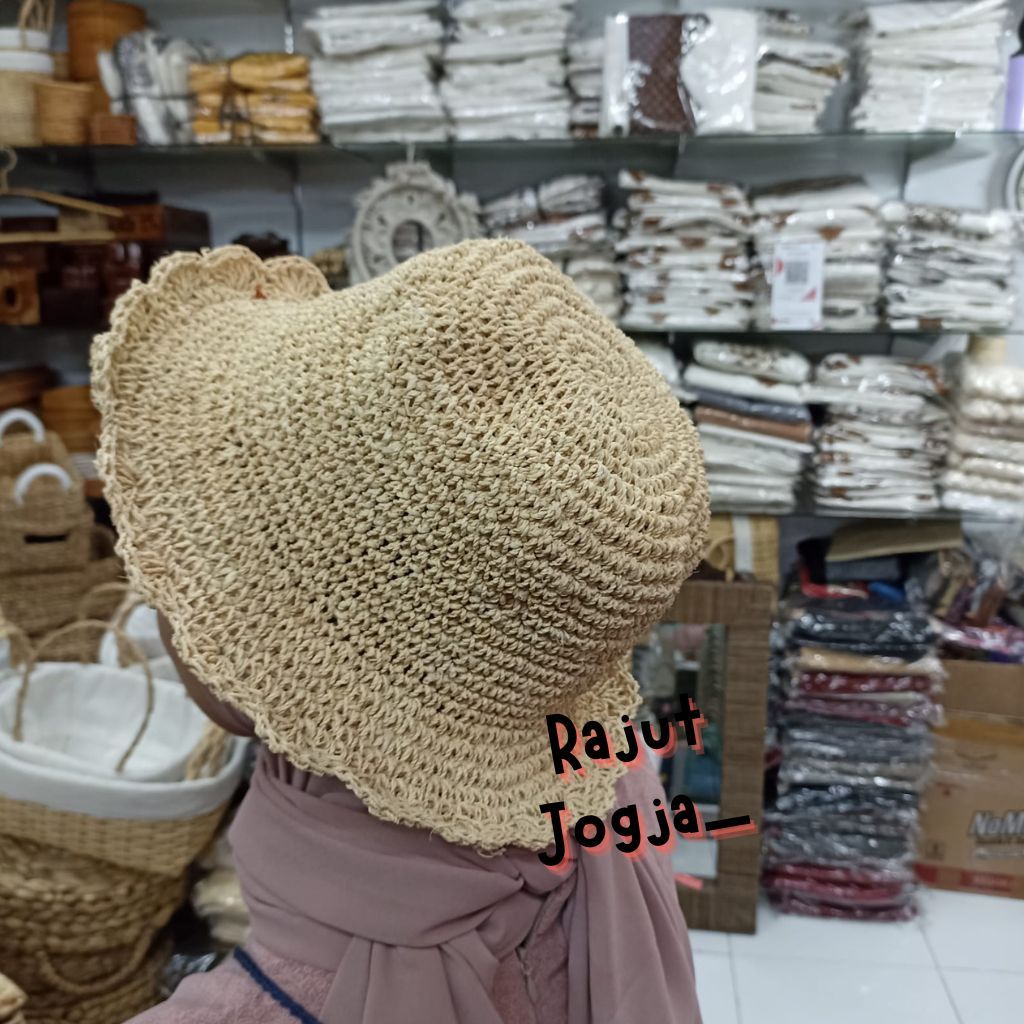 Jual Topi Agel, topi unik, topi pantai, topi santai, topi wanita, topi ...
