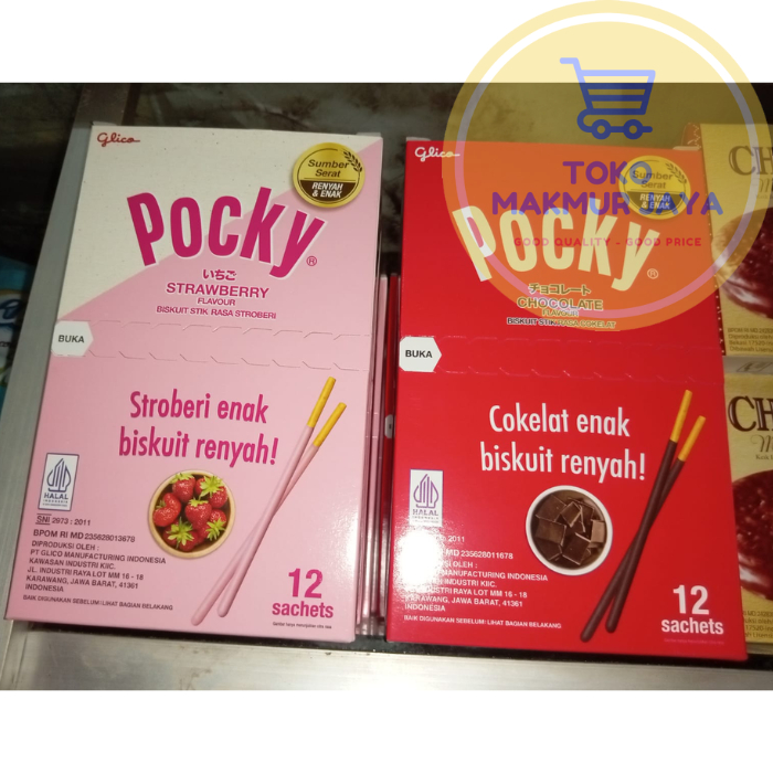 Jual POCKY BISKUIT SACHET BOX | 12pcs | Shopee Indonesia