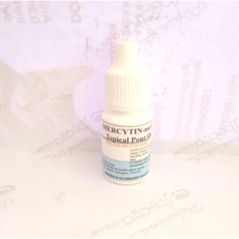 Jual Mercytin topical PourOn , obat ecto dan Endoparasit untuk hewan ...