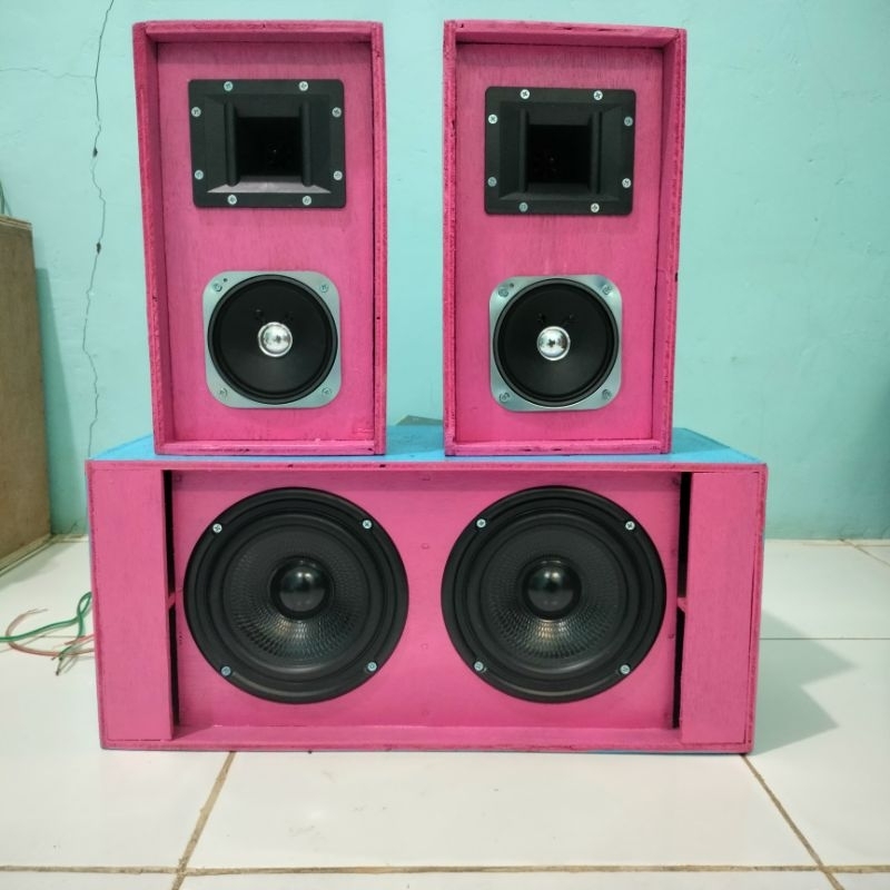 Jual Paket Sound Miniatur 6 inch dan 4 inch Komplit | Shopee Indonesia