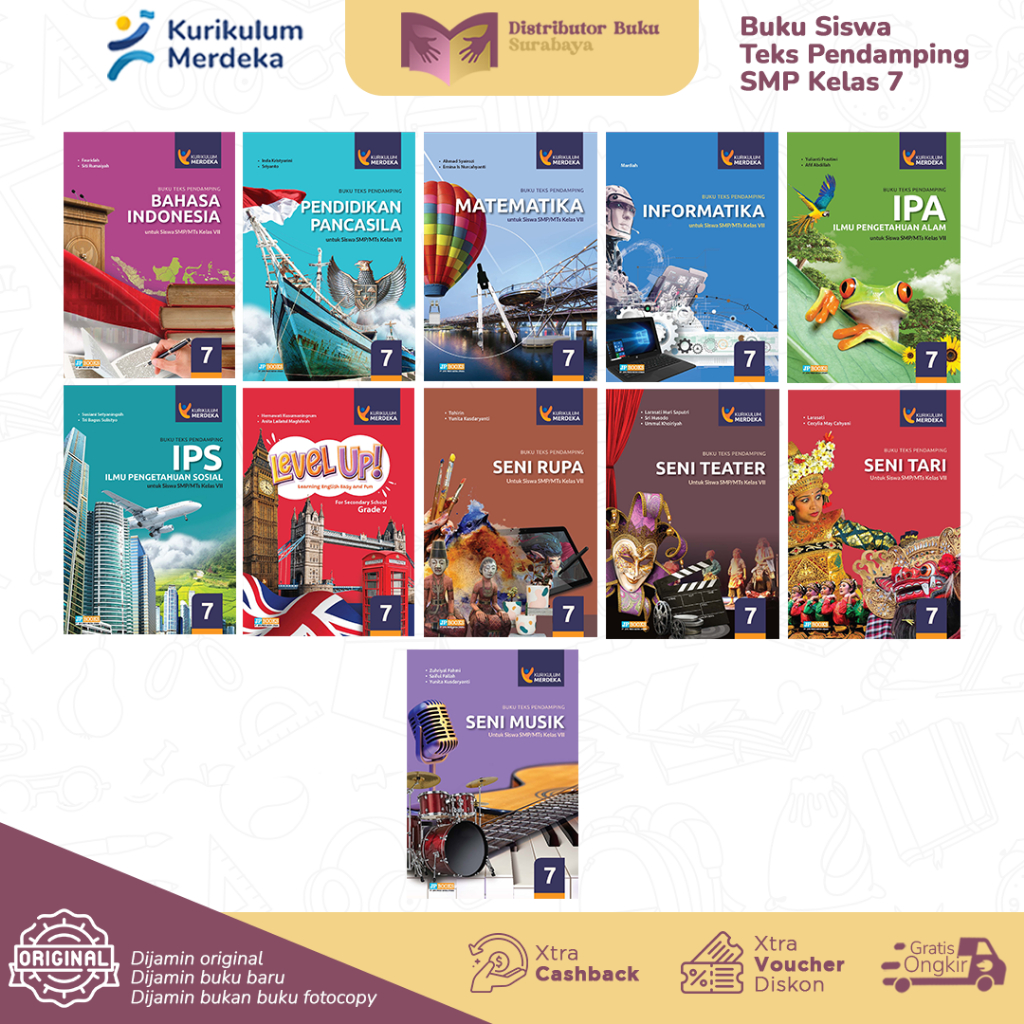 Jual Buku Teks Pendamping Siswa Pengayaan Smp Kelas 7 - Kurikulum Merdeka - Penerbit JP Books ...