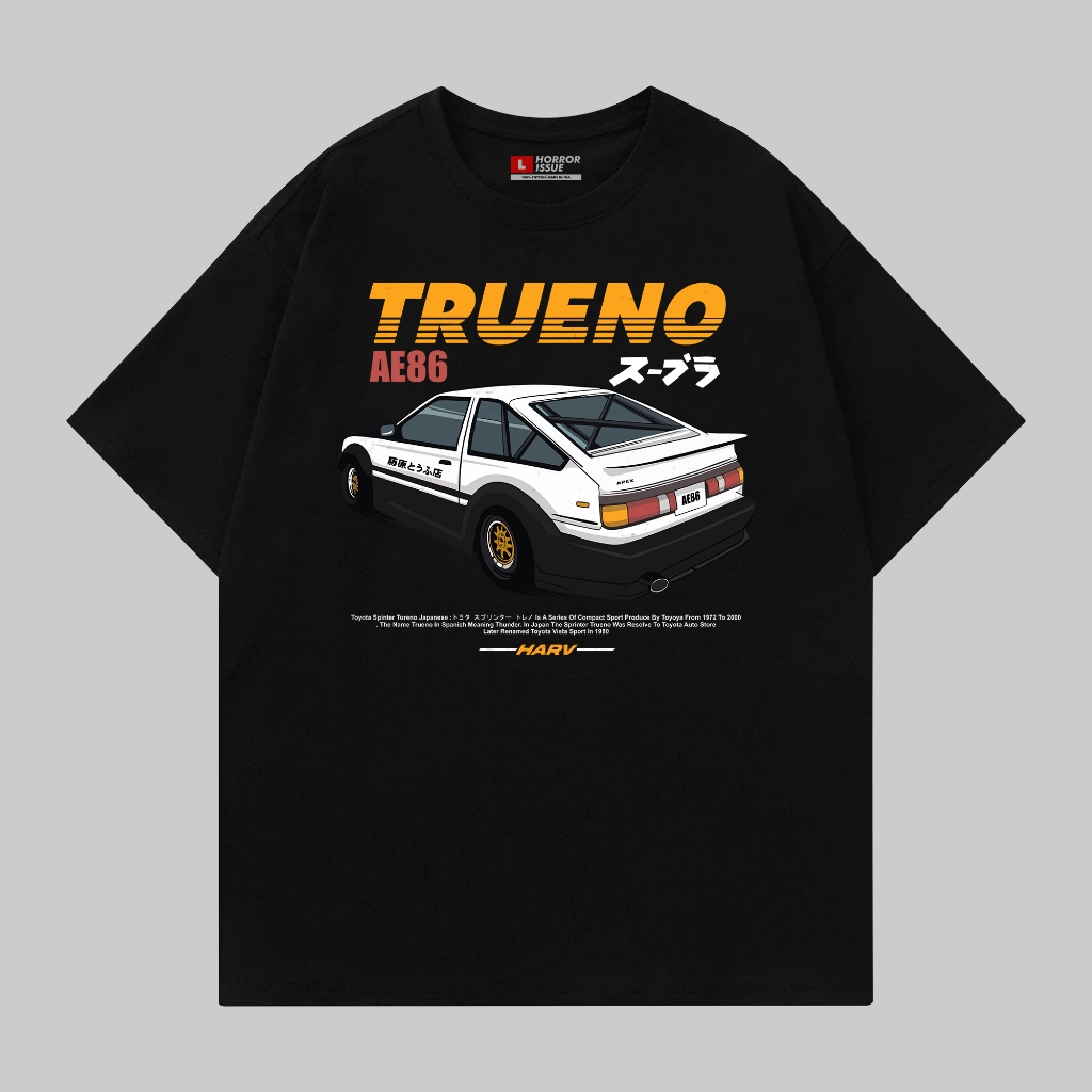 Jual Horror Issue Trueno AE86 Japan T-shirt Black - Kaos AE86 Hitam Unisex Size S-XXL | Shopee ...