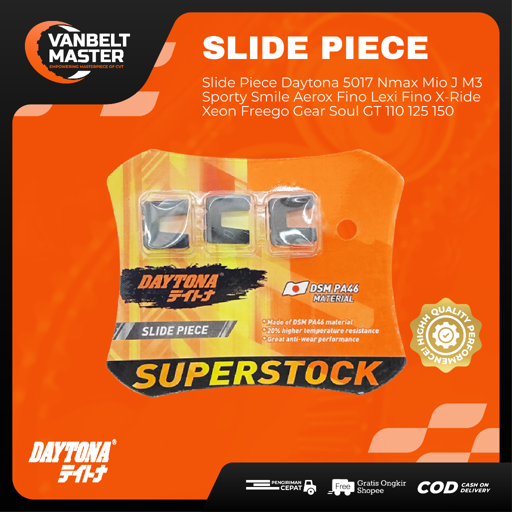 Jual Slider Slide Piece Daytona Nmax Aerox Lexi 150 155 Mio Sporty ...