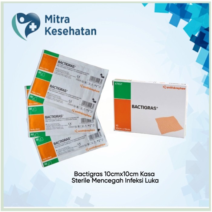Jual Bactigras 10cmx10cm perpcs / Bactigras 10x10 / Kasa Sterile ...