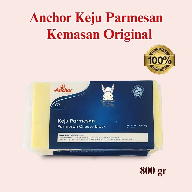 Jual Parmesan Cheese Anchor Block 800 Gram | Shopee Indonesia