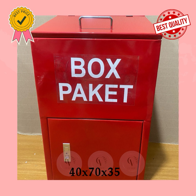 Jual Box Paket Drop Box Paket Tempat Paket 40x70x35 Outdoor | Shopee ...