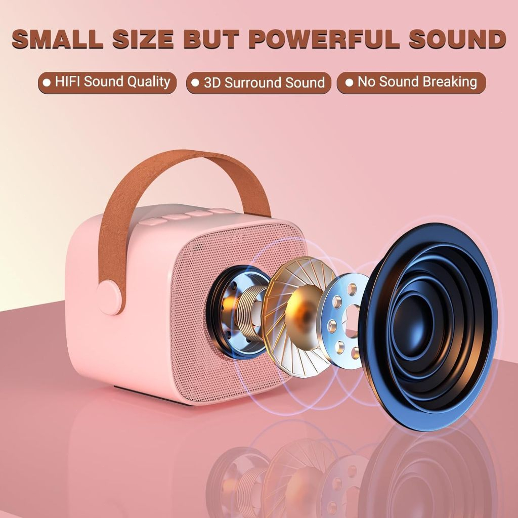 Jual K1 Mini Speaker Bluetooth Karaoke 2 Mic Set Salon Bluetooth bt ...