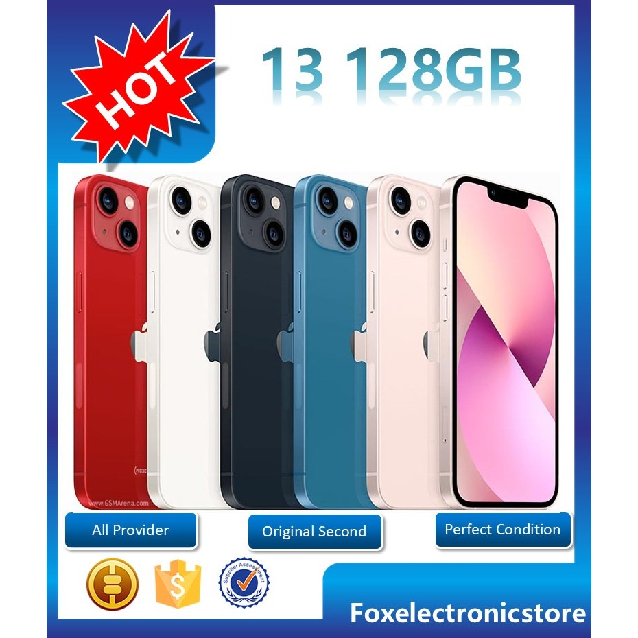 Jual 13 128GB ALL SIM SILENT SECOND BEKAS ORIGINAL100% FULLSET MULUS 3UTOOLS ALL GREEN | Shopee ...