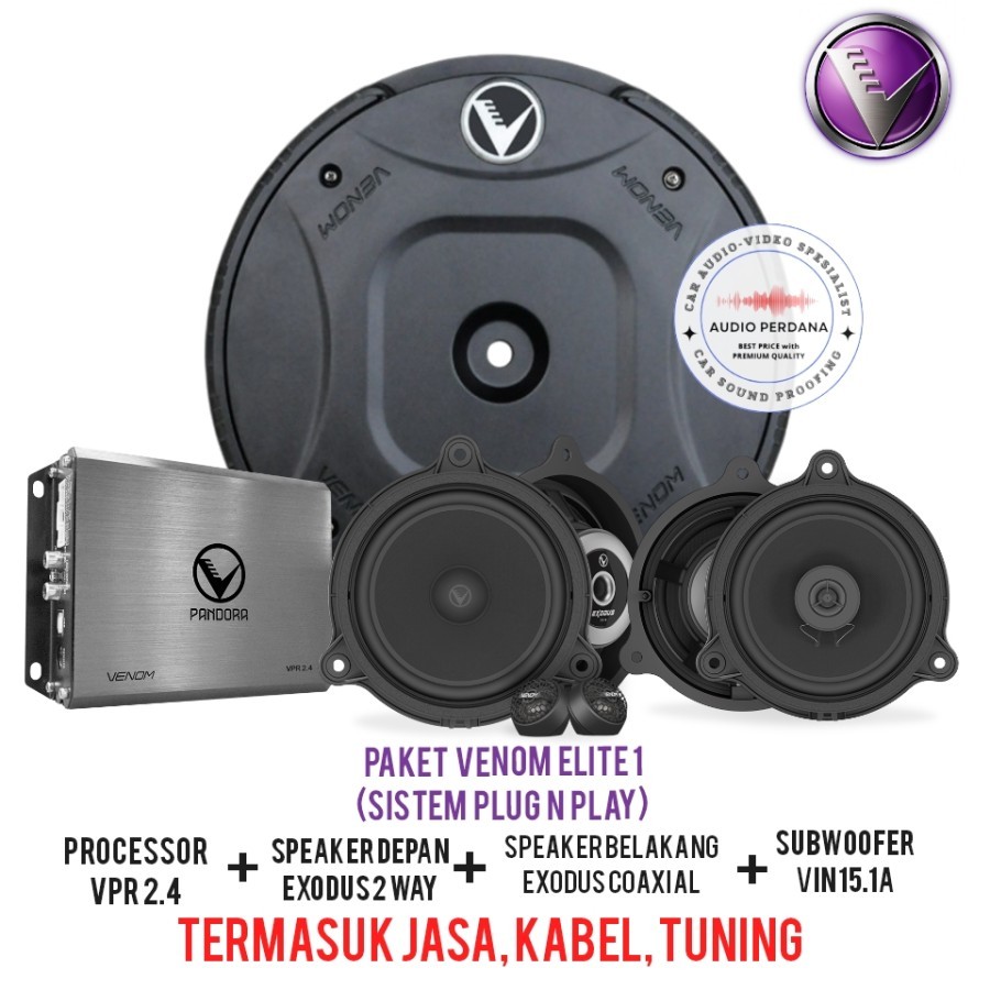 Jual PAKET ELITE 2 AUDIO MOBIL VENOM VPR 2.4 Nissan XTRAIL Plug & Play | Shopee Indonesia