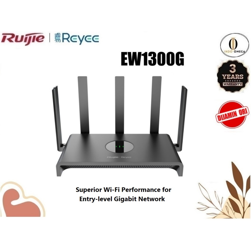 Jual Ruijie RG-EW1300G 1300M Wi-Fi 5 Dual-band Gigabit Mesh Router ...