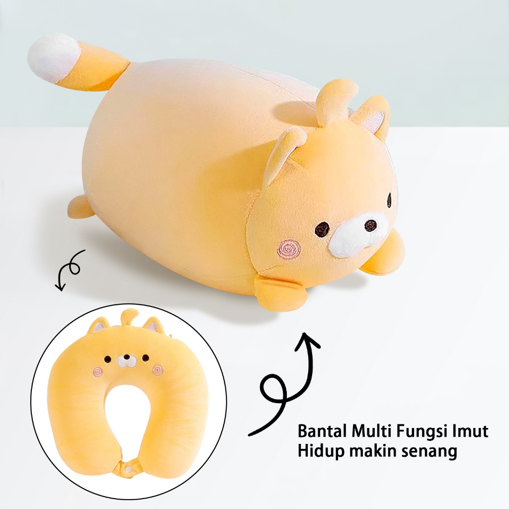 Jual Tuttoo Bantal Leher dewasa Tidur U-shape Mewah Multifungsi Travel ...