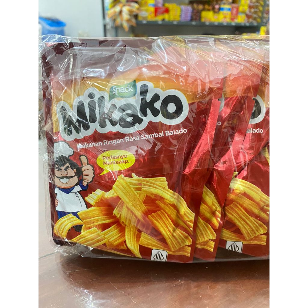 Jual Mikako Snack Rasa Balado isi 10 Bks | Shopee Indonesia