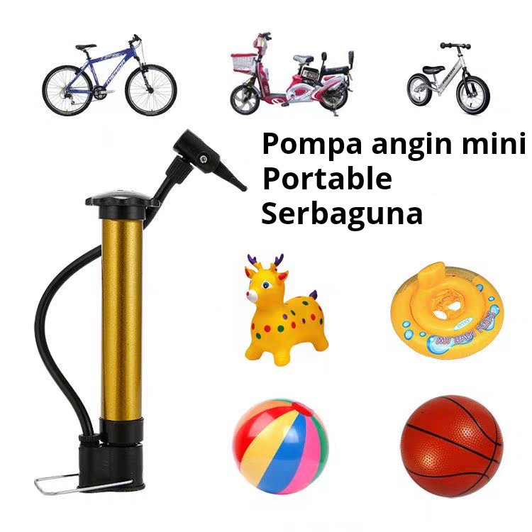 Jual Pompa Angin Mini Portable / Kompa angin Mini Mudah Digunakan dan ...