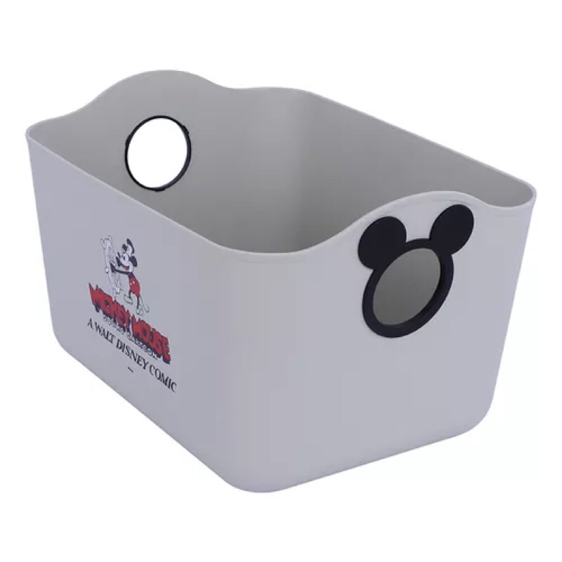 Jual Miniso Mickey Mouse Storage Bin Retro grey / tempat penyimpanan ...