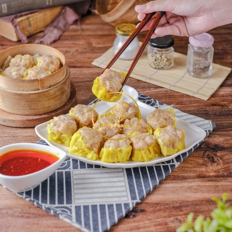 Jual Dimsum halal rasa udang isi 30 (free chilli oil spesial) | Shopee ...