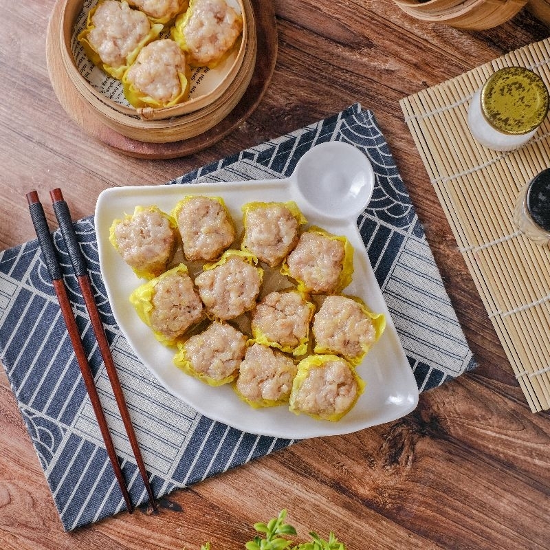 Jual Dimsum Halal udang isi 10 (free chilli oil spesial) | Shopee Indonesia