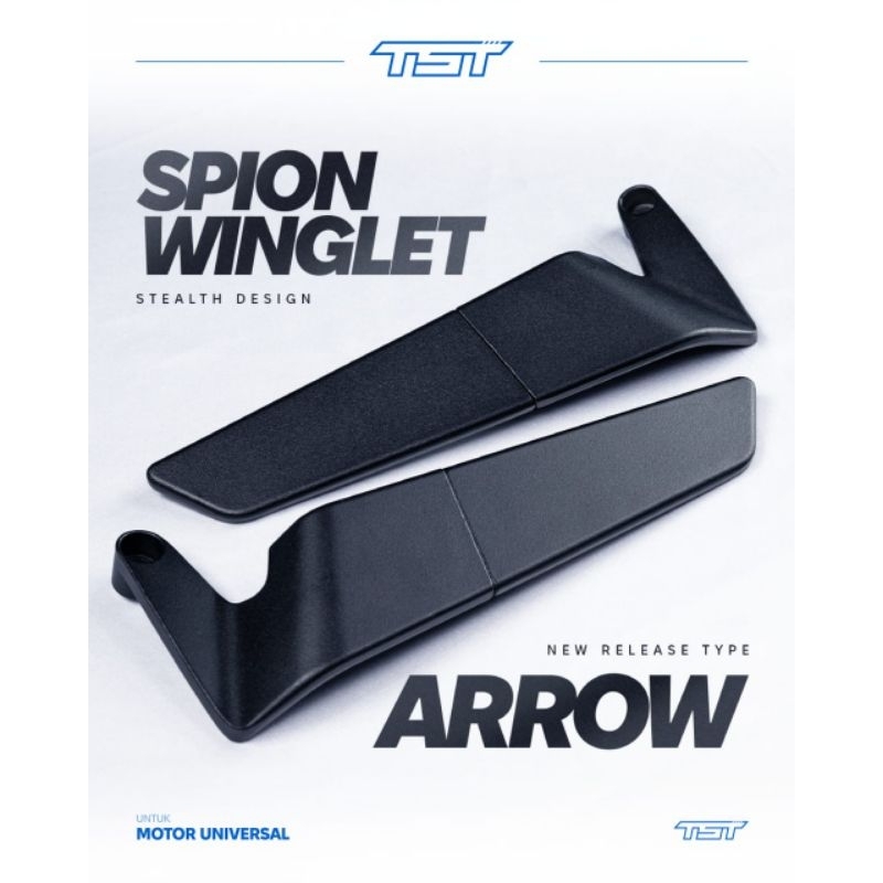 Jual Spion Winglet Arrow Universal Rizoma Matic Bebek Beat Mio Vario ...