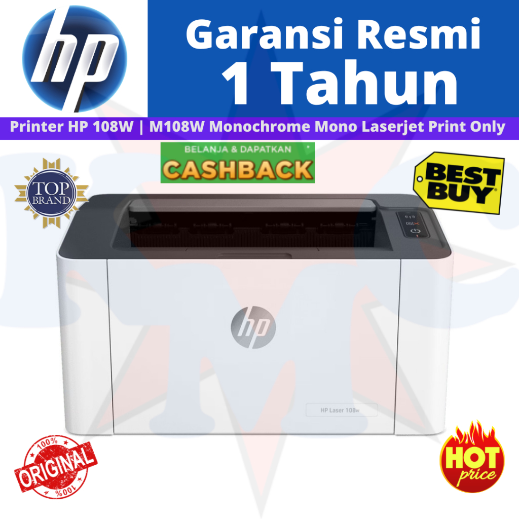 Jual Printer HP 108A M108A Laserjet Monochrome Mono Print Only ...