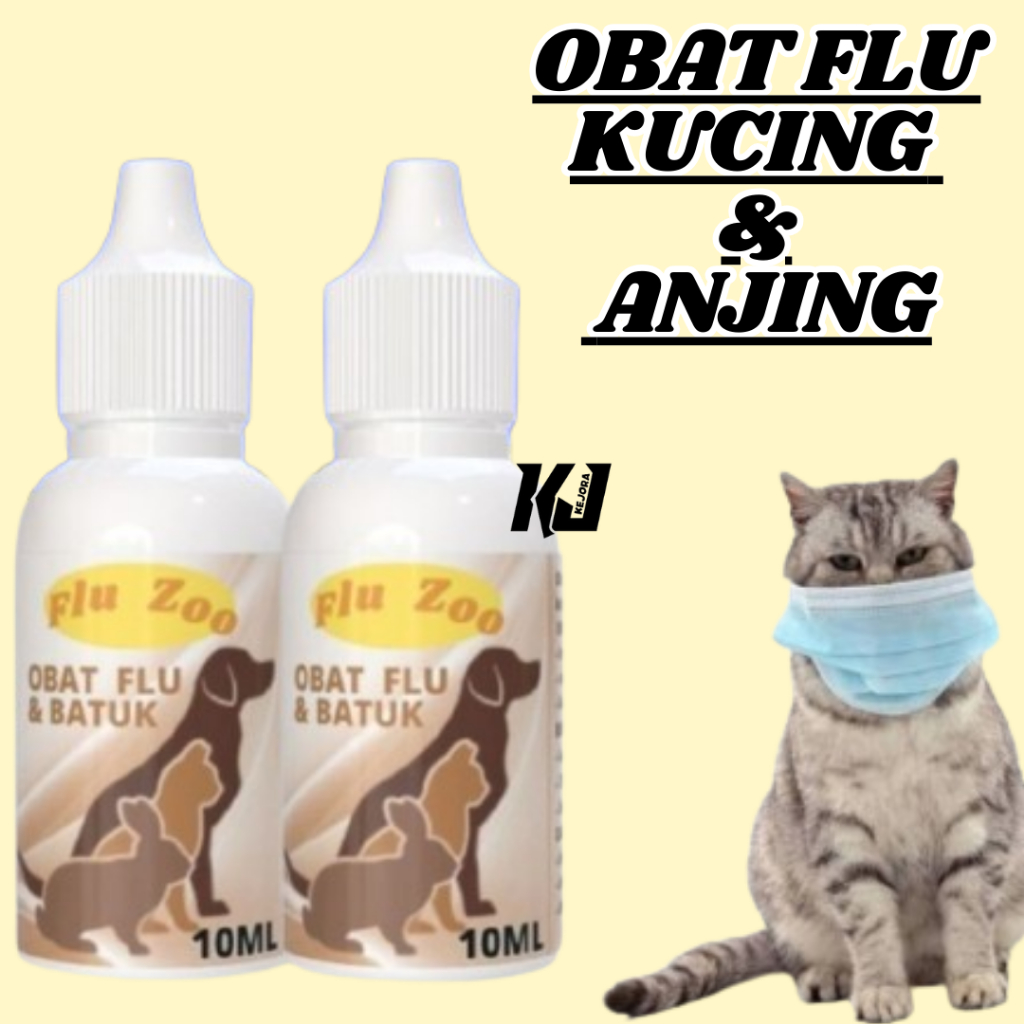 Jual FLU ZOO Obat Flu Kucing Pilek Ngorok Infeksi Pernafasan Kucing ...