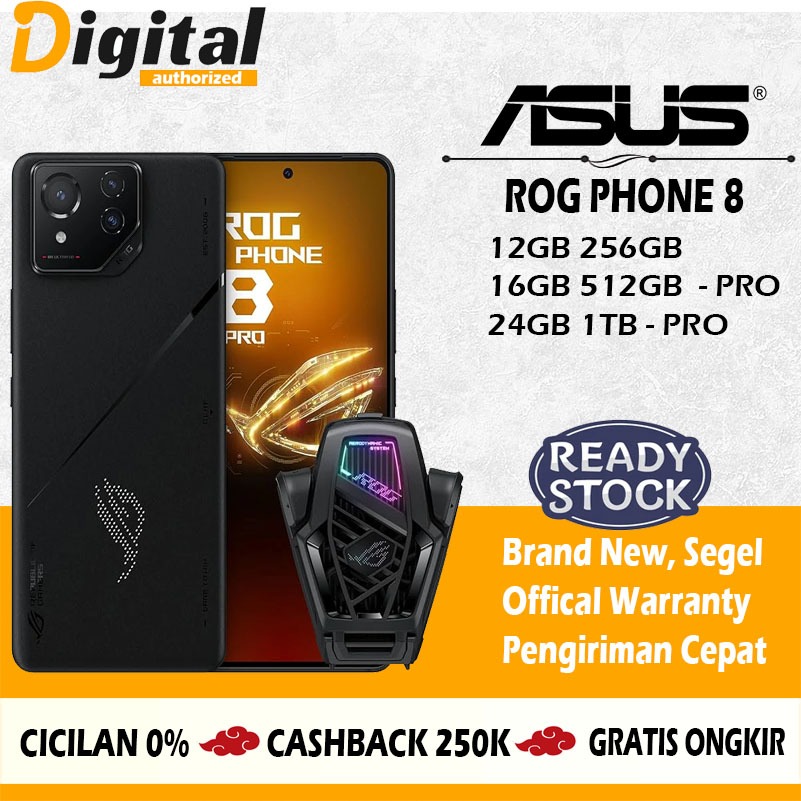 Jual Asus ROG Phone 8 Pro | 12GB-256GB | 16GB - 512GB | 24GB - 1TB ...