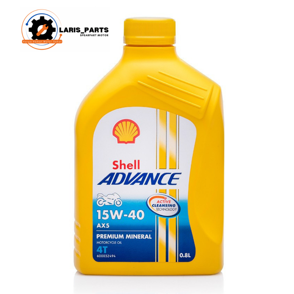 Jual Shell Advance 4T AX5 15W-40 (0.8L) Oli Motor | Shopee Indonesia