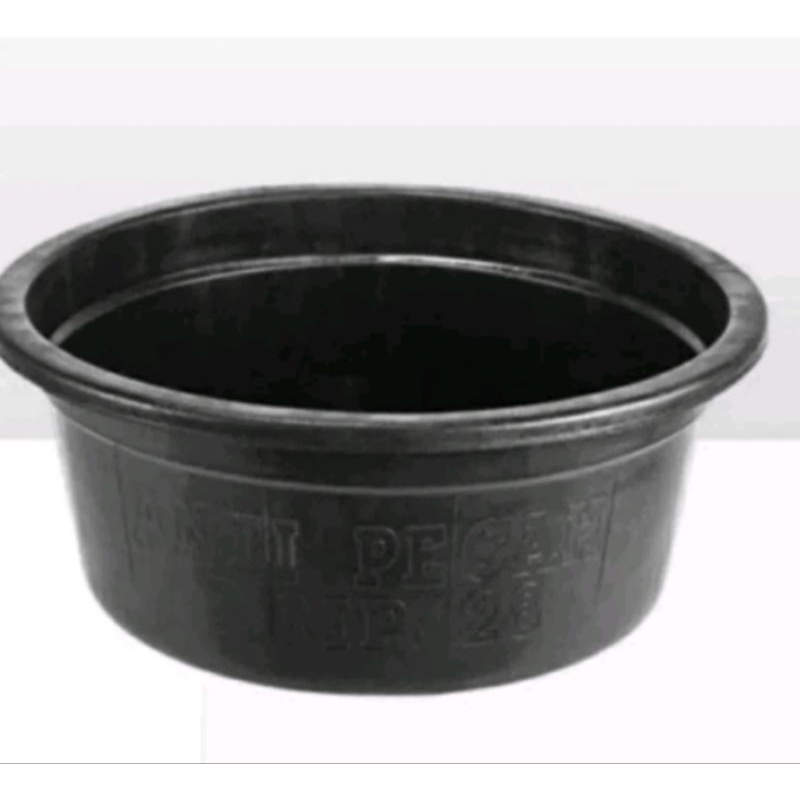 Jual Bak air karet hitam anti pecah 44cm untuk jolang/ember mandi ...