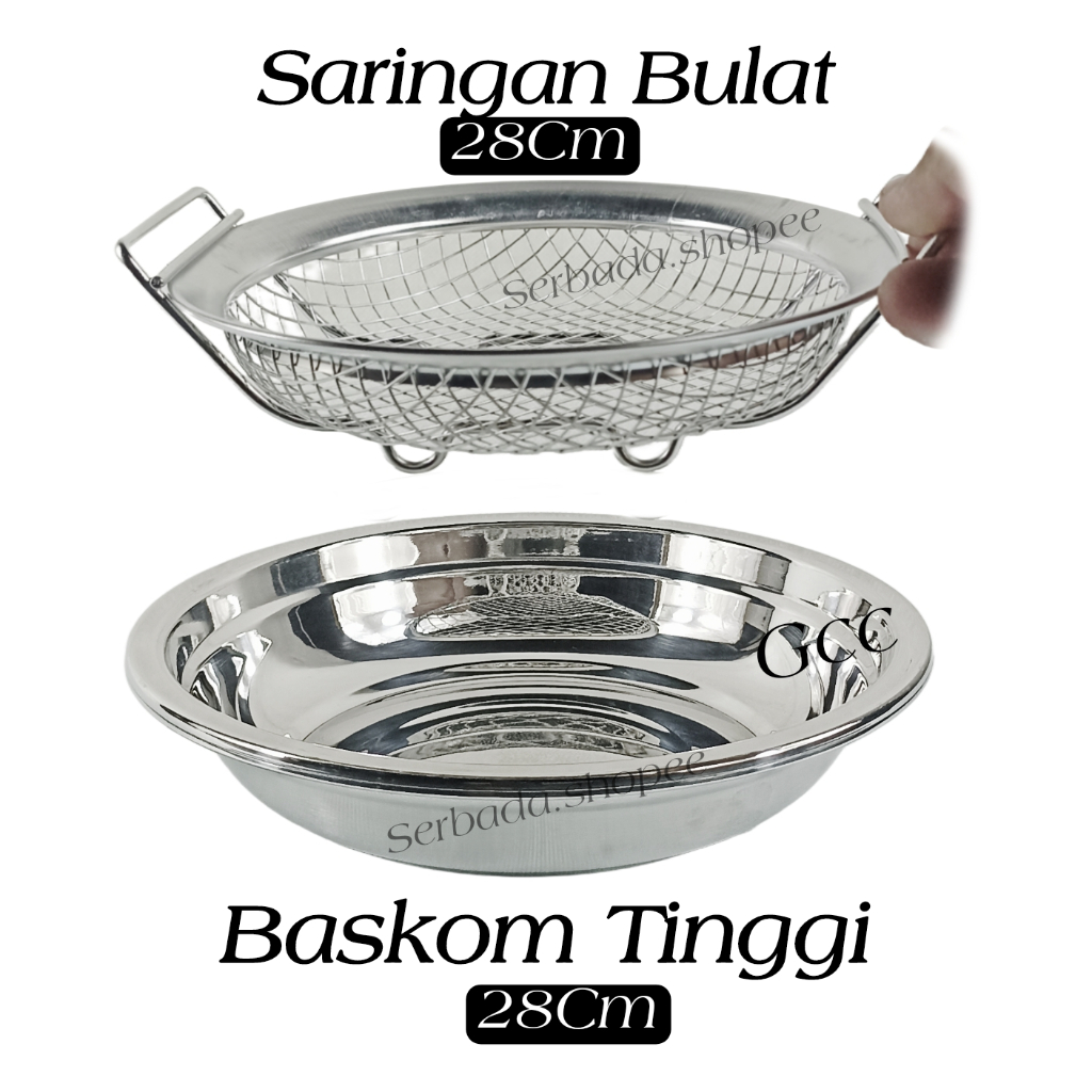 Jual Mutiara Saringan Bulat Tiris Minyak Sayur Serbaguna Gagang ...