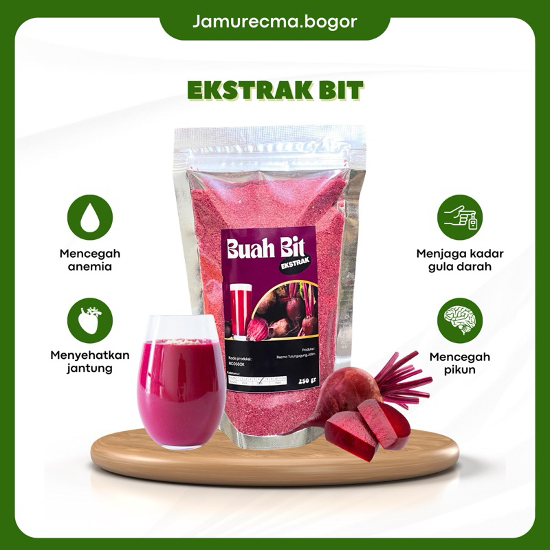 Jual RECMA Ekstrak Buah Bit atasi Anemia 250gr | Shopee Indonesia