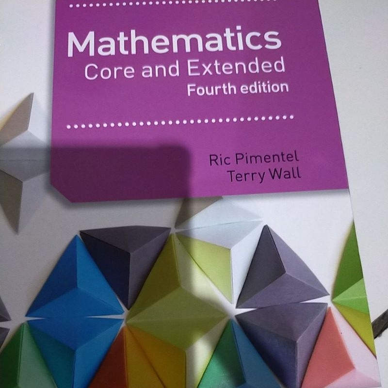 Jual Buku Mathematics Cambridge Igcse Core And Extended 4th Edition Shopee Indonesia