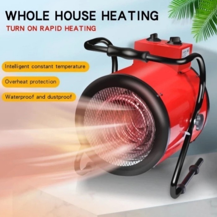 Jual Blower Pemanas Ruangan Elektrik 3000W Portable Fan Heater 3Kw 220V ...
