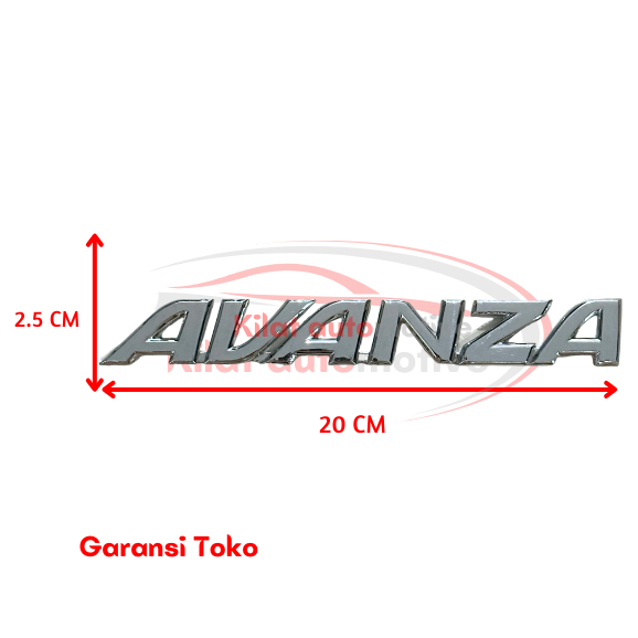 Jual Emblem Avanza untuk Toyota Avanza Tahun 2003 - 2011 | Shopee Indonesia