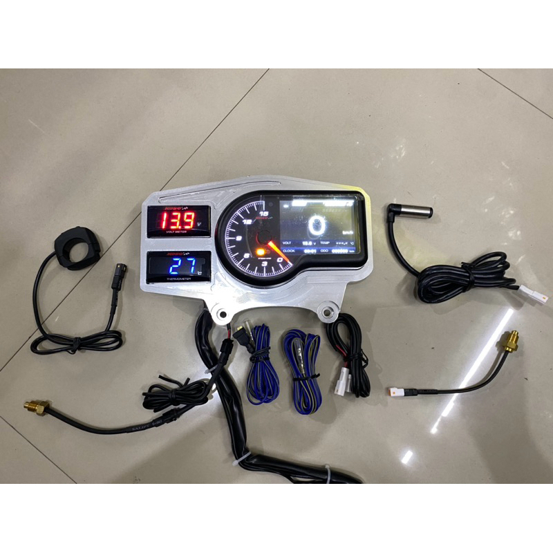 Jual SPEEDOMETER SPEEDO KOSO RX3 ORIGINAL BRACKET CNC PNP NINJA RR OLD ...