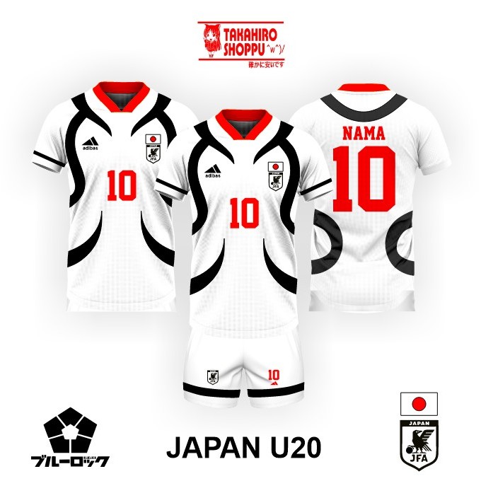 Jual Baju Kaos Jersey Full Print JAPAN U20 Itoshi Sae / Baju Cosplay ...