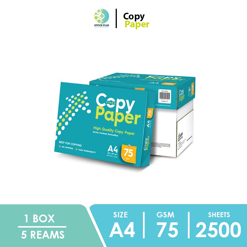 Jual Copy Paper Kertas HVS A4 75 gsm Ecer 1 Rim 500 Lembar | Shopee Indonesia
