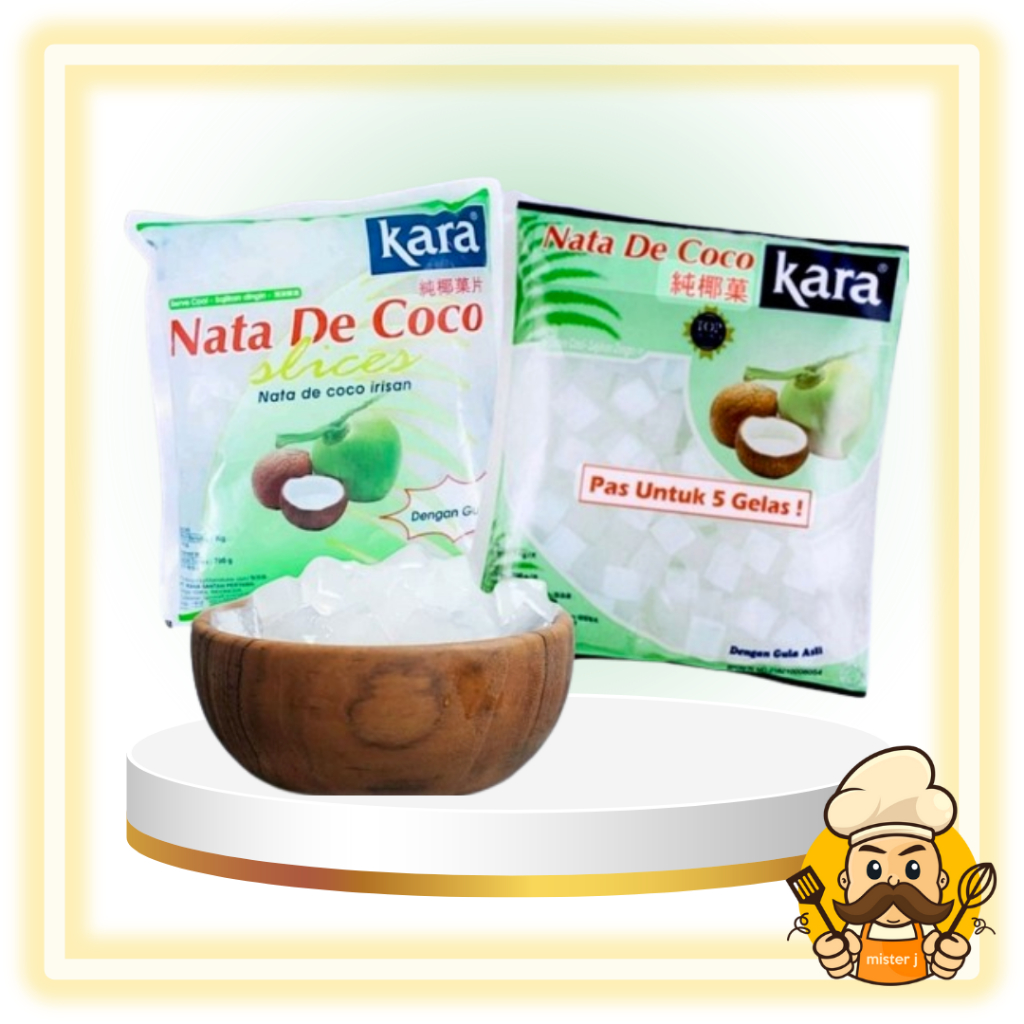 Jual Nata De Coco Kara Slice 1ctn [1kg x 6] | Kara Nata De Coco Slice | Shopee Indonesia