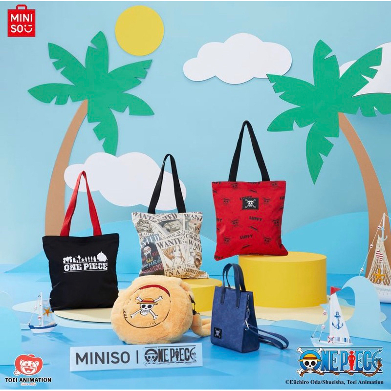 Jual Miniso x One Piece‼️ Shoulder Bag / Totebag / Slingbag One Piece ...