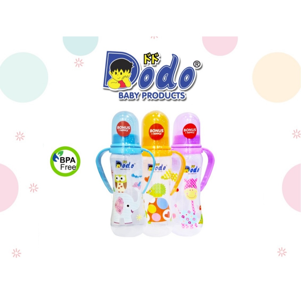 Jual Botol Susu Bayi Dodo Tip Top Pegangan 250ml / Dot Dodo Seri Tip ...