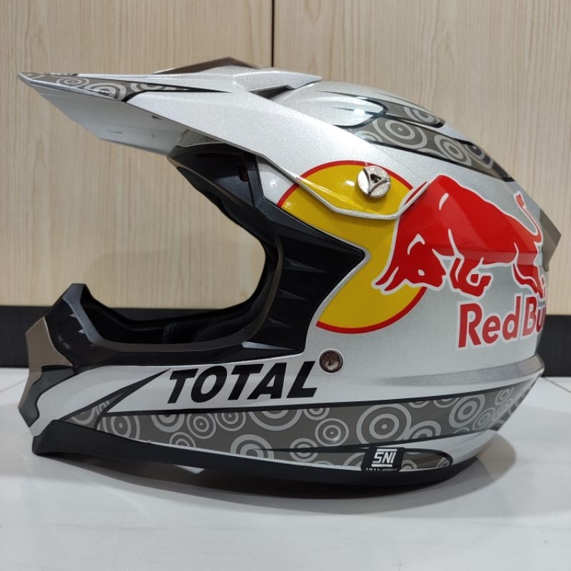 Jual HELM FULL FACE REDBULL MOTOCROSS / SUPER MOTO REDBULL | Shopee ...