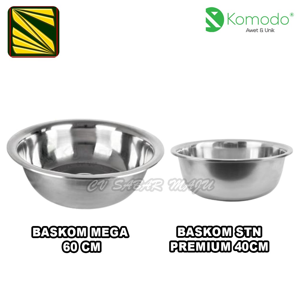 Jual Komodo Baskom Stainless / Baskom Enamel / Baskom Stainless Jumbo ...