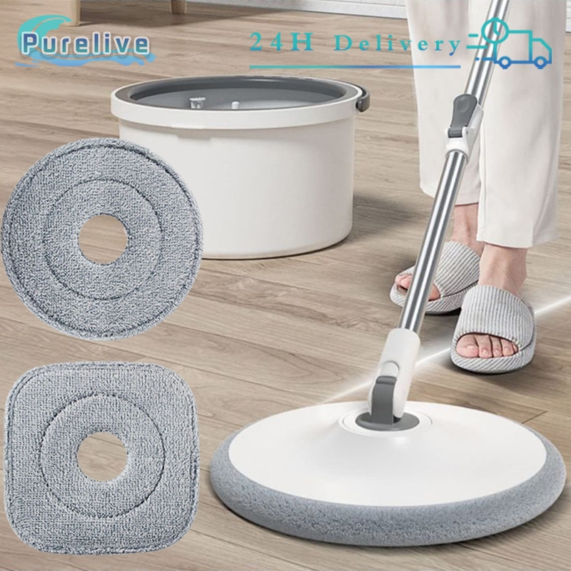 Jual Refill Pel Microfiber Kain Pel Alat Pel Lantai Single Spin Mop ...