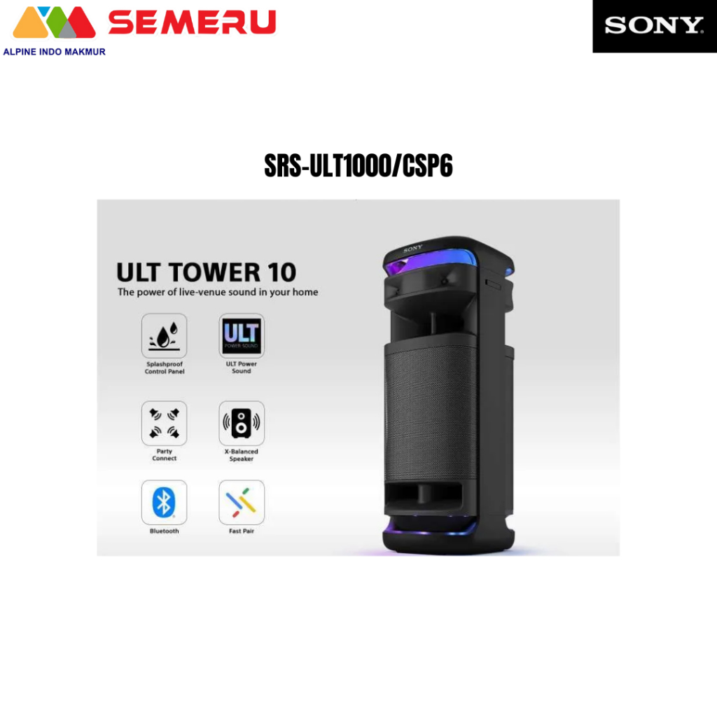 Jual SONY ULT TOWER 10 DISCLESS HOME AUDIO SYSTEM SRS-ULT1000/CSP6 ...