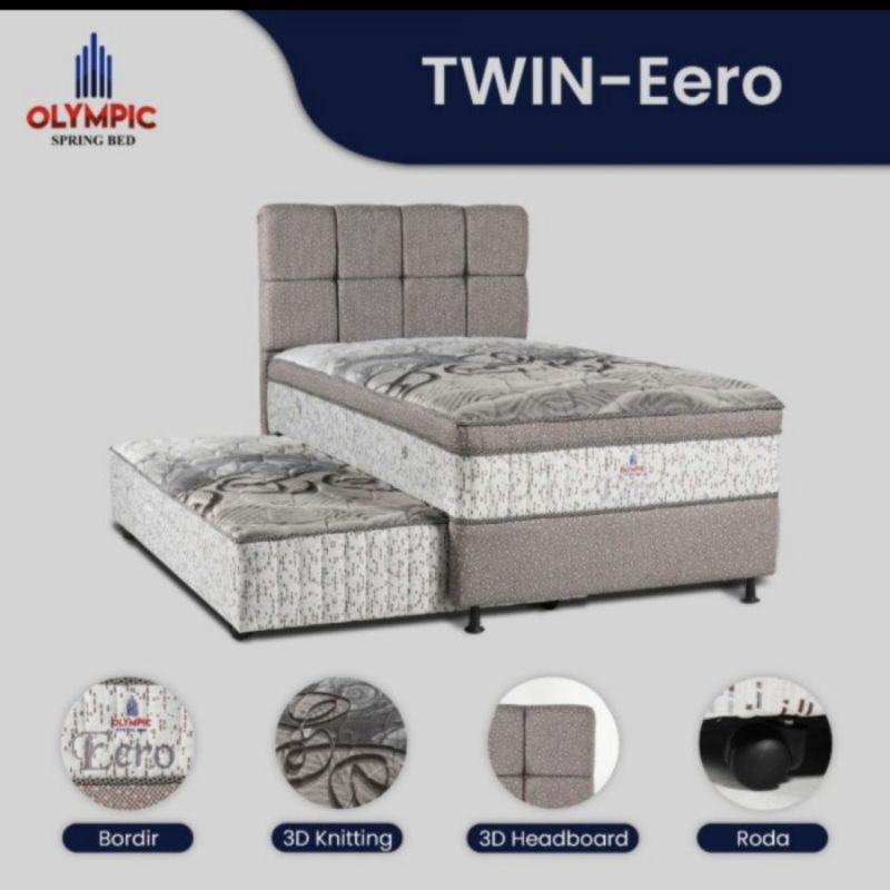 Jual Olympic springbed set twinbed 2 in 1 eero 120 | Shopee Indonesia