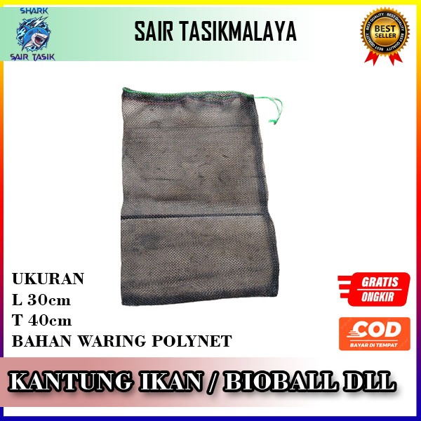 Jual KERANJANG IKAN/KOJA KANTUNG IKAN BAHAN POLYNET UKURAN 30X40CM ...